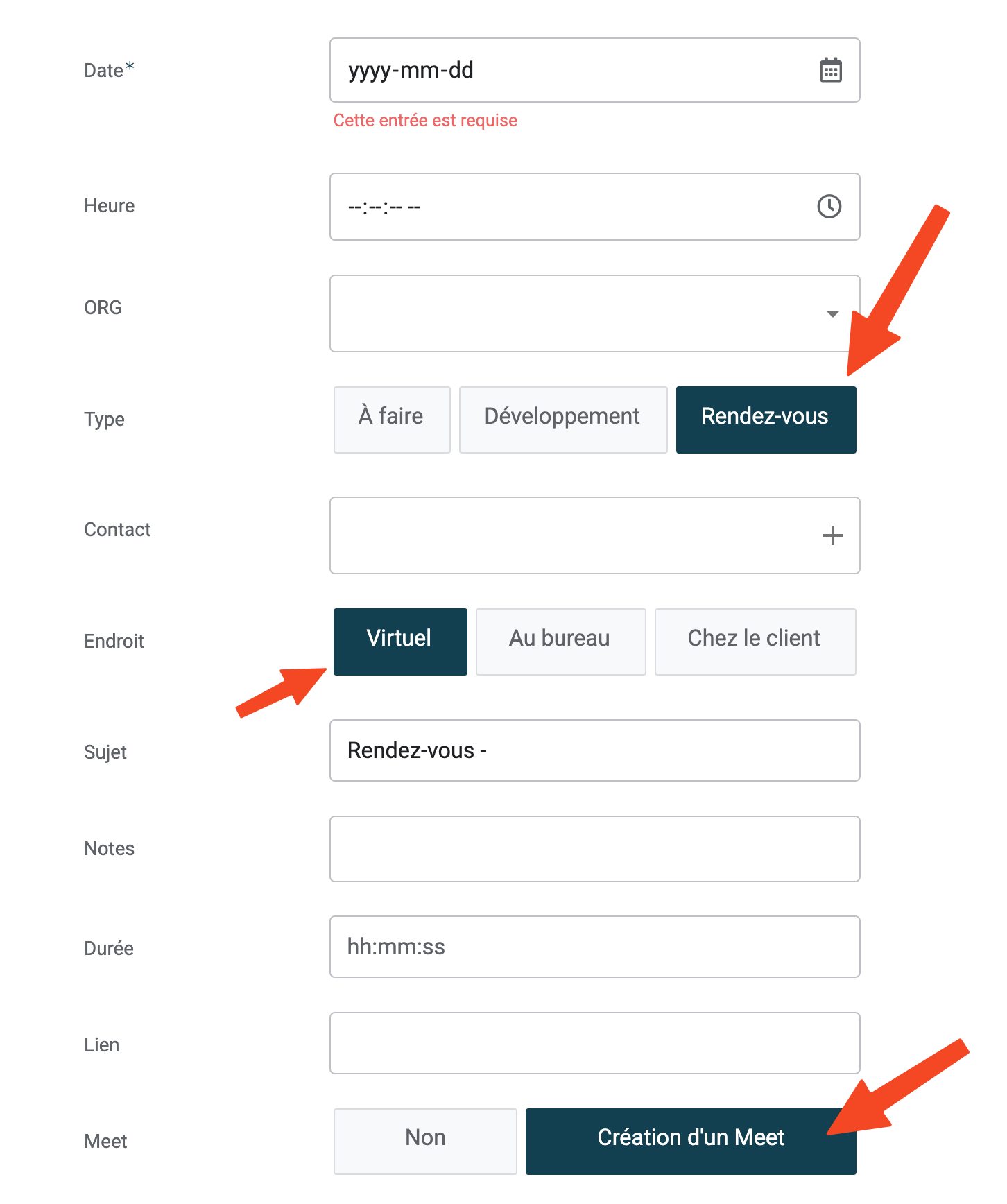 Google Meet integration – Qano